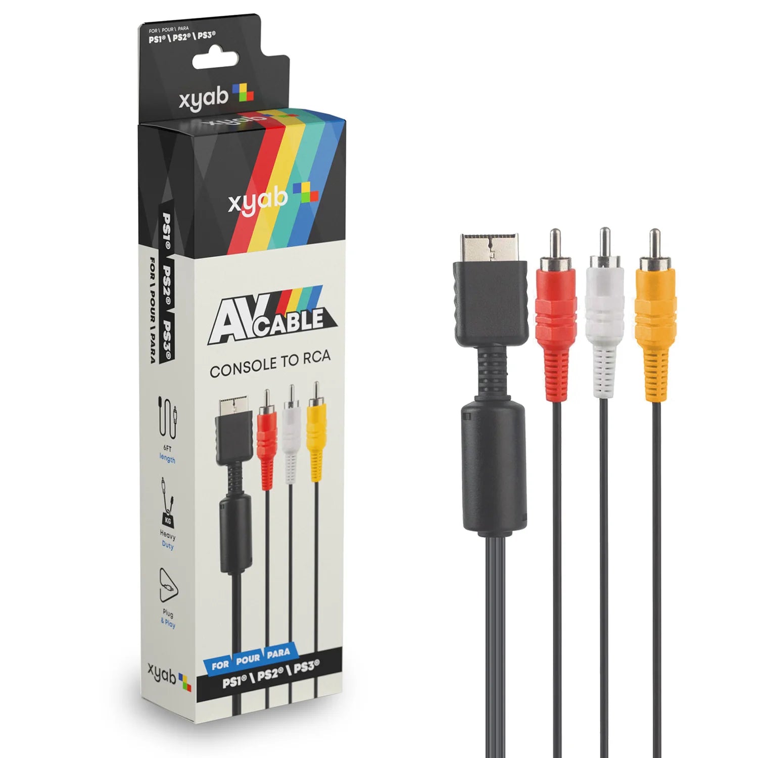 AV Composite Cable - Playstation 2 – Games Then and Now